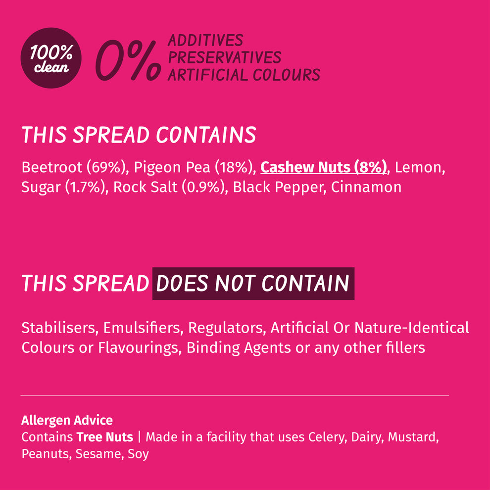 Cashew & Beetroot Spread : Order and Buy Organic, Healthy Ready-Made ...
