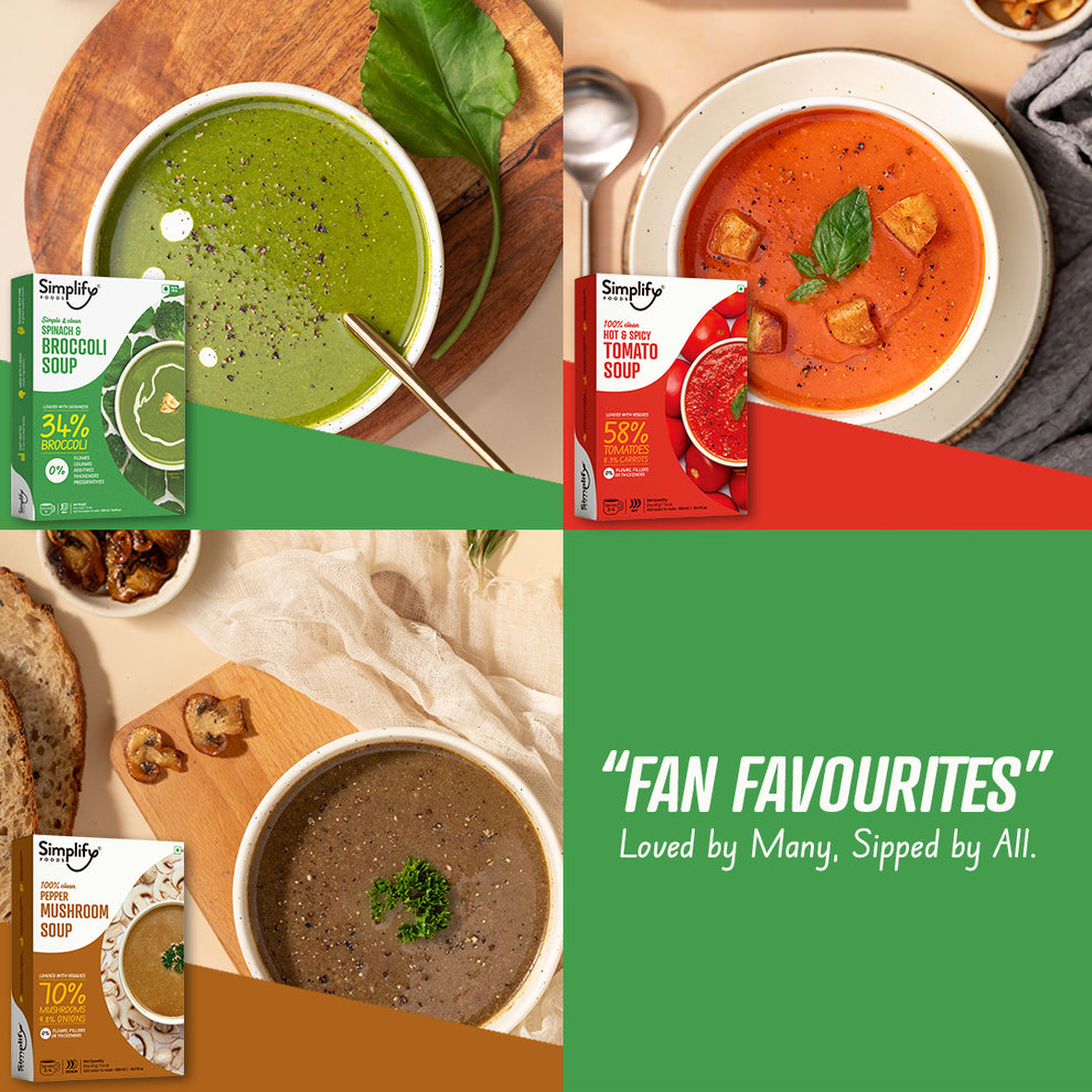 Fan Favourites (Pack of 3 bestseller soups) – Simplify | 100% Clean Foods